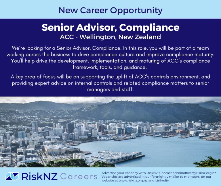 Position Filled - RiskNZ