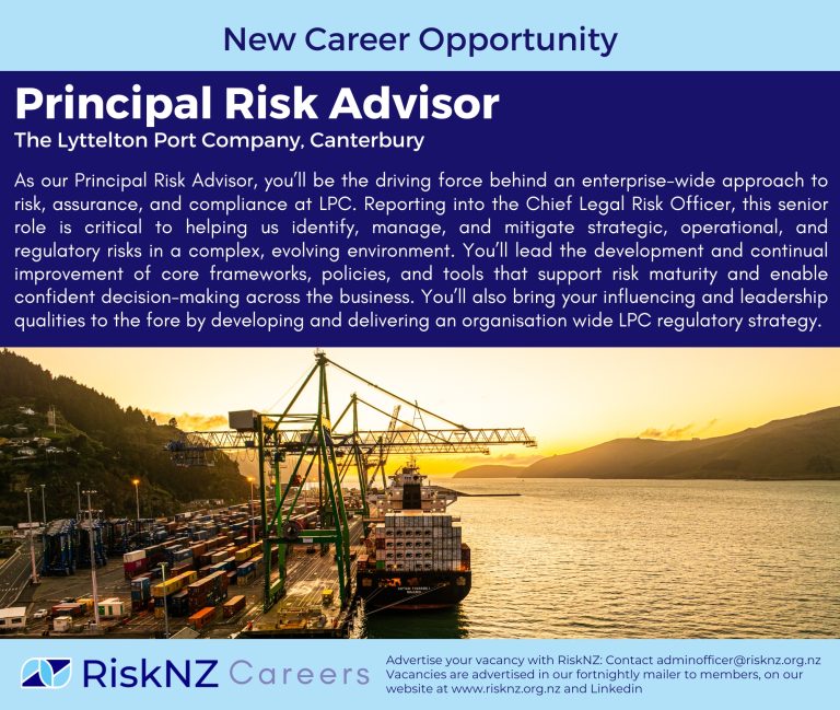 Position Filled - RiskNZ