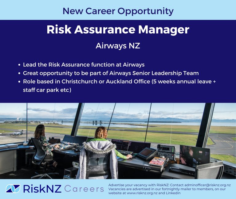 Position Filled - RiskNZ