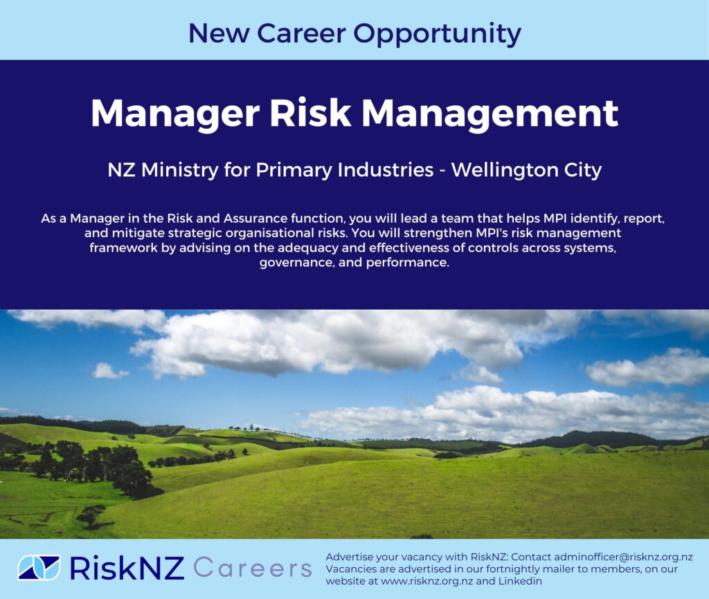 Position Filled - RiskNZ